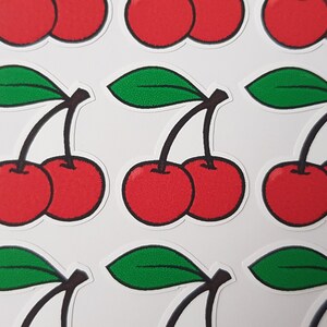 Cherry Stickers, Berry Stickers, Fruit Decor Stickers, Planner Stickers ...