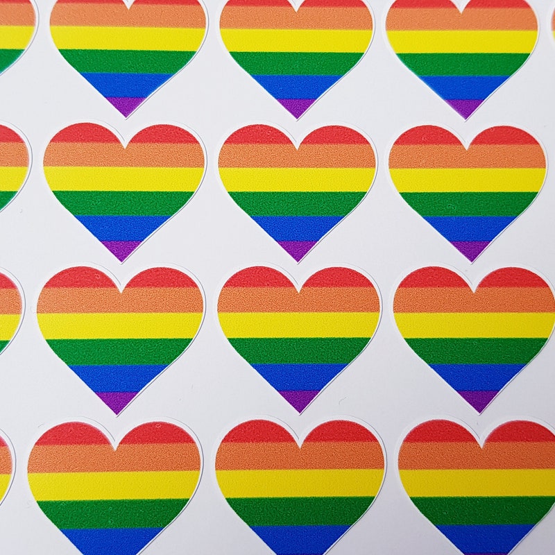 Rainbow Stickers - Etsy