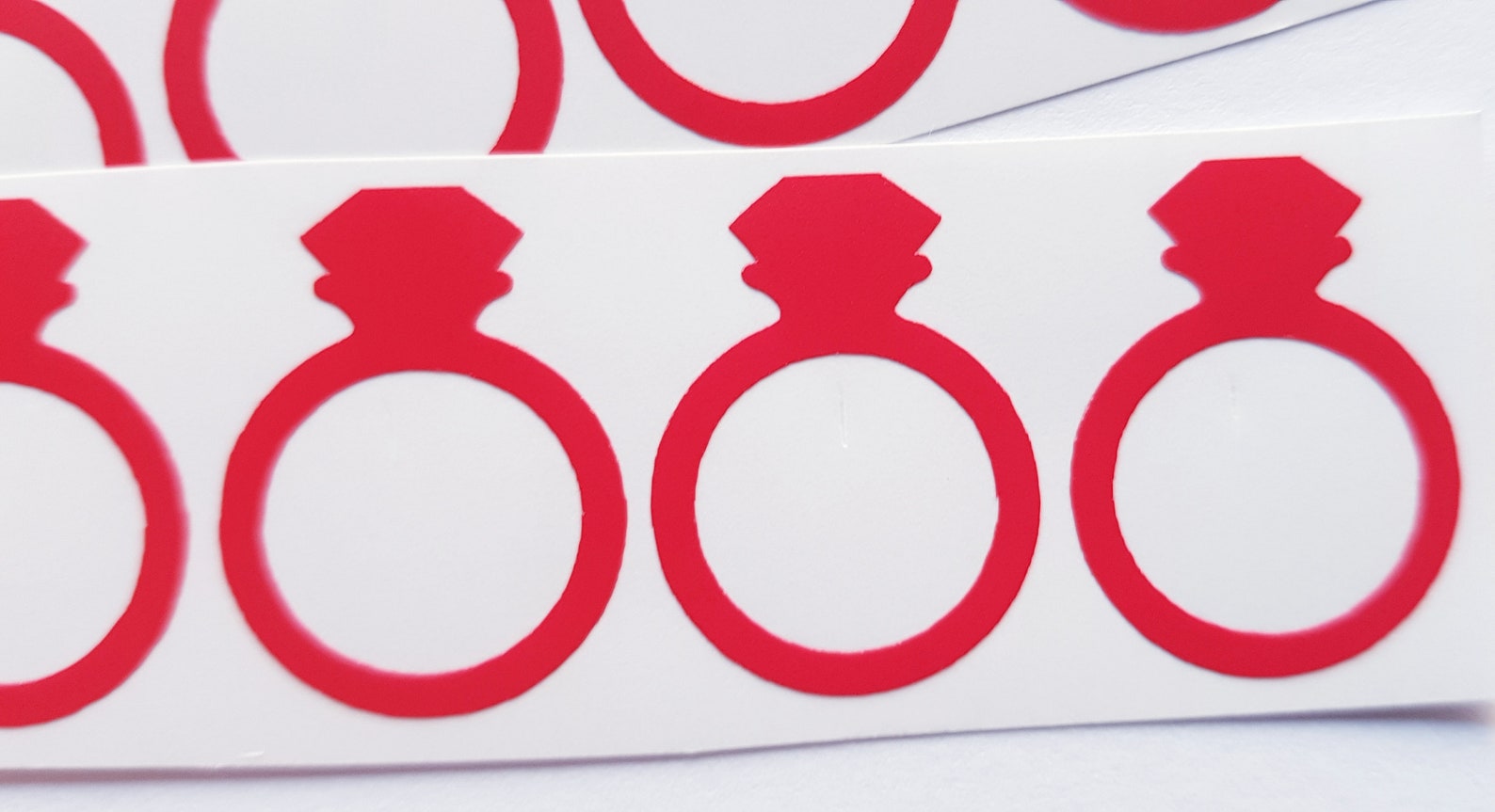 20 Wedding Ring Invitation Seals Stickers - Etsy