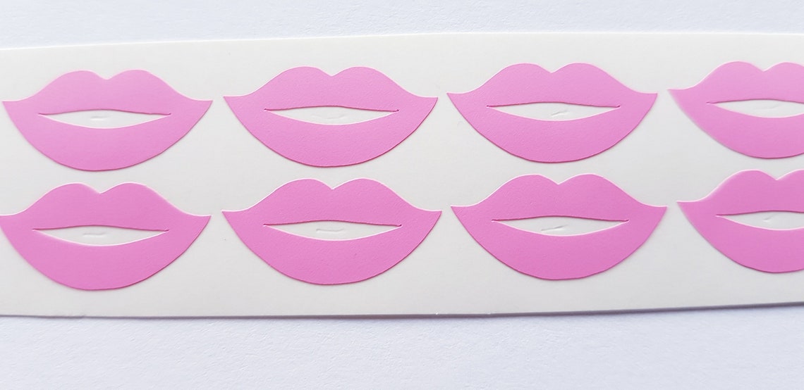 20 Lips Stickers Kisses Stickers Red Lips Stickers - Etsy