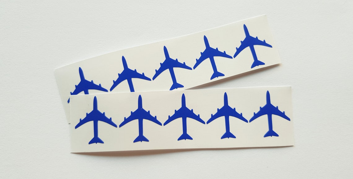 20 Airplane Stickers Airplane Decor Airplane Decal Plane - Etsy