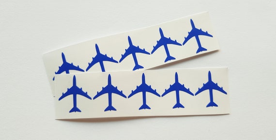 20 Airplane Stickers Airplane Decor Airplane Decal Plane | Etsy