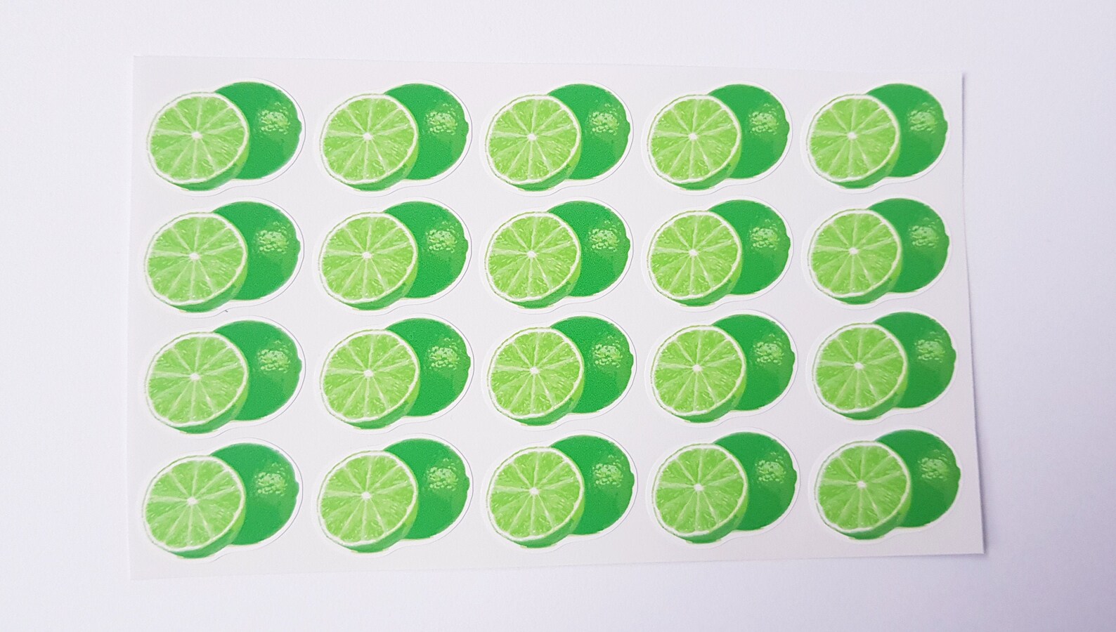Lime Stickers Citrus Stickers Fruit Stickers Journal - Etsy