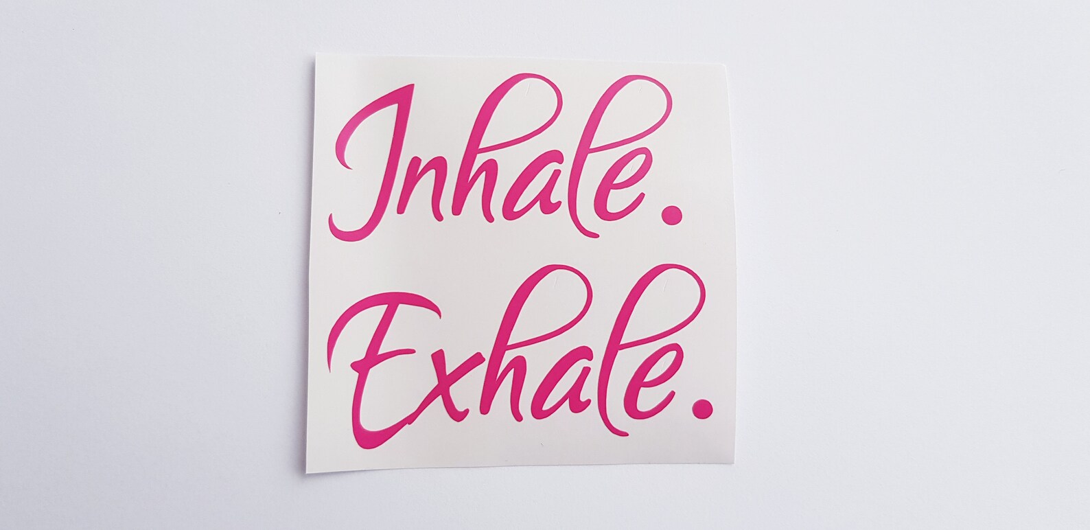 Inhale Exhale Decal Inspirational Decal Decals for Women | Etsy