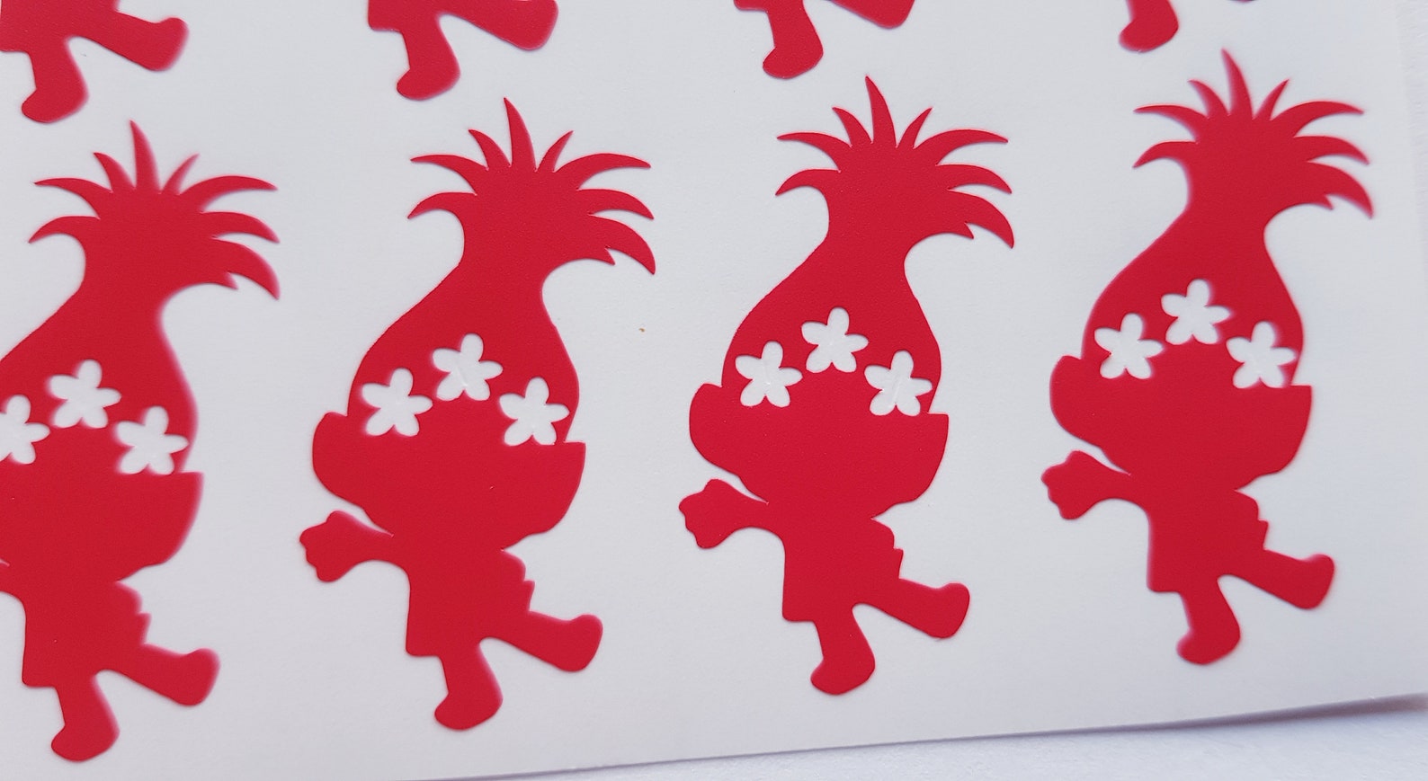 20 Troll Girl Stickers Troll Decals Nursery Decor Wall - Etsy