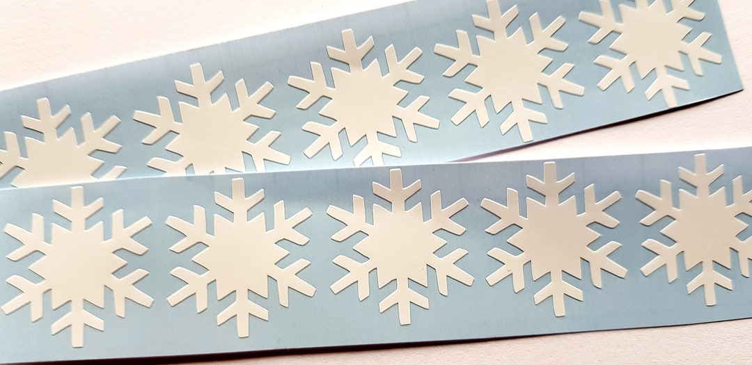 20 Winter Snowflake Stickers - Etsy