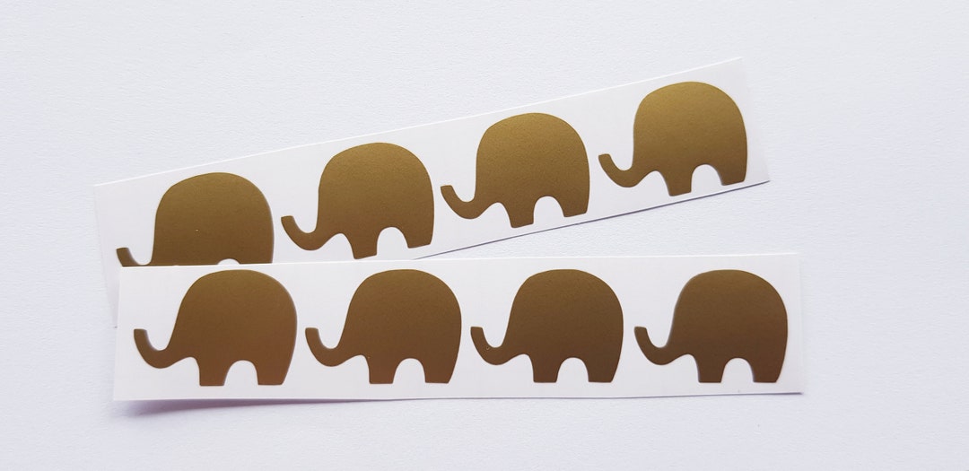 Baby Elephant Stickers, Vinyl Stickers, Wall Decor Stickers, Jungle ...