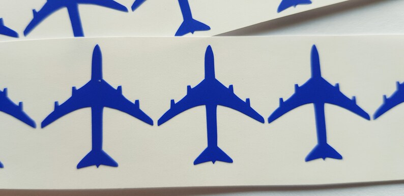 20 Airplane Stickers Airplane Decor Airplane Decal Plane | Etsy