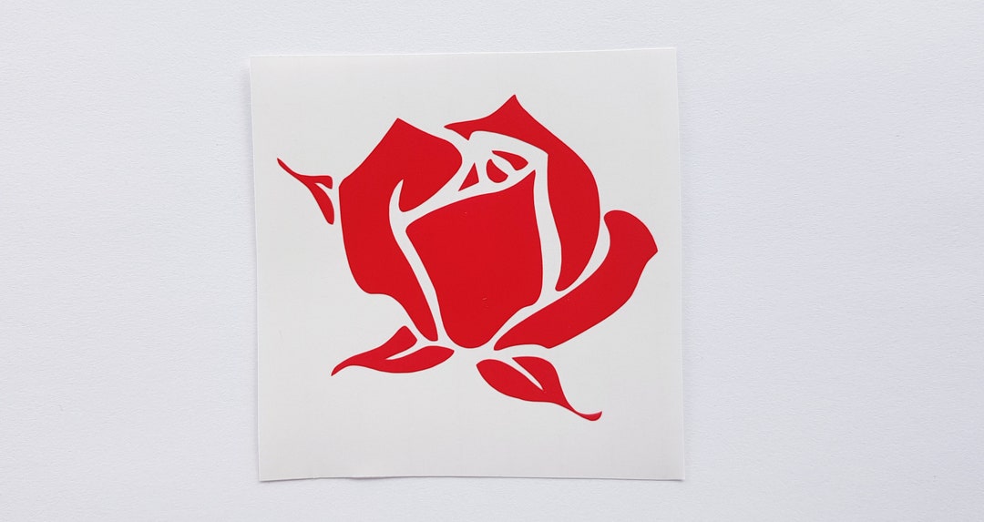 Rose Decal Wall Decal Flower Decals Nursery Decor Wall - Etsy