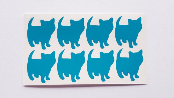 20 Baby Cat Birthday Party Favor Stickers | Etsy