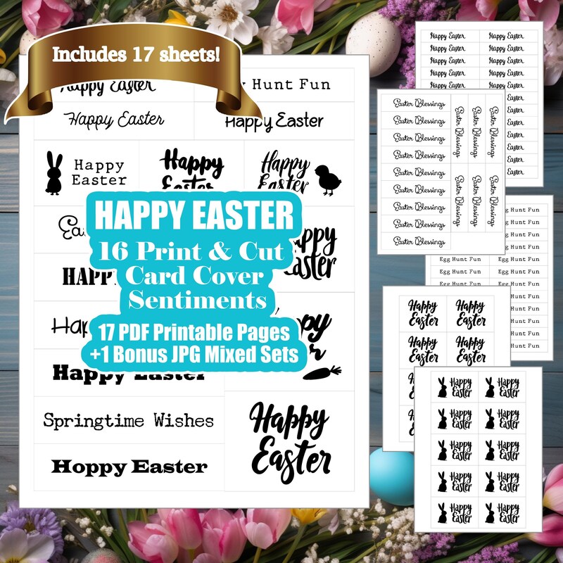 Easter Holiday Sentiments - Etsy