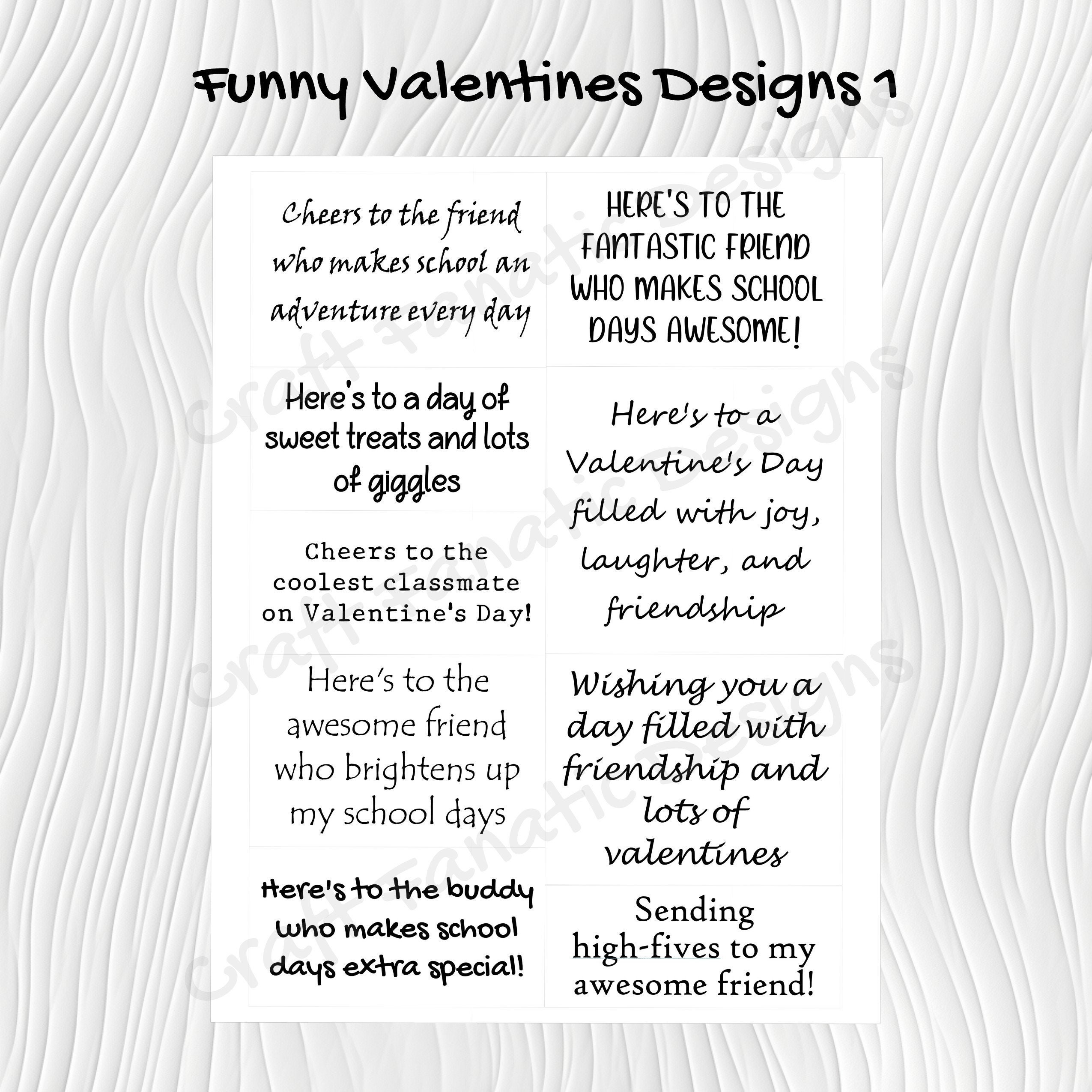 Kids Valentine's Day Card Sentiment Foil Stickers Valentine Greetings ...
