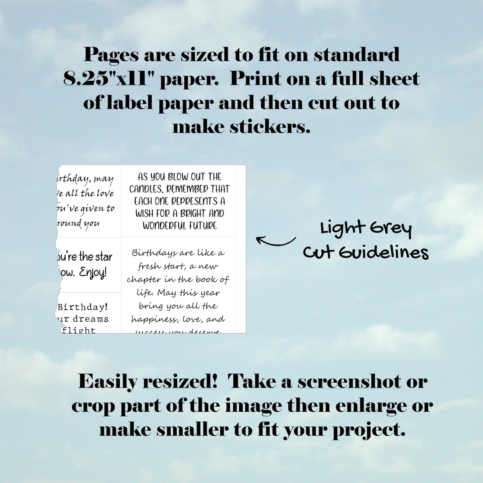 Printable Note Card Making Sentiments for Greeting Card Inserts - Time ...