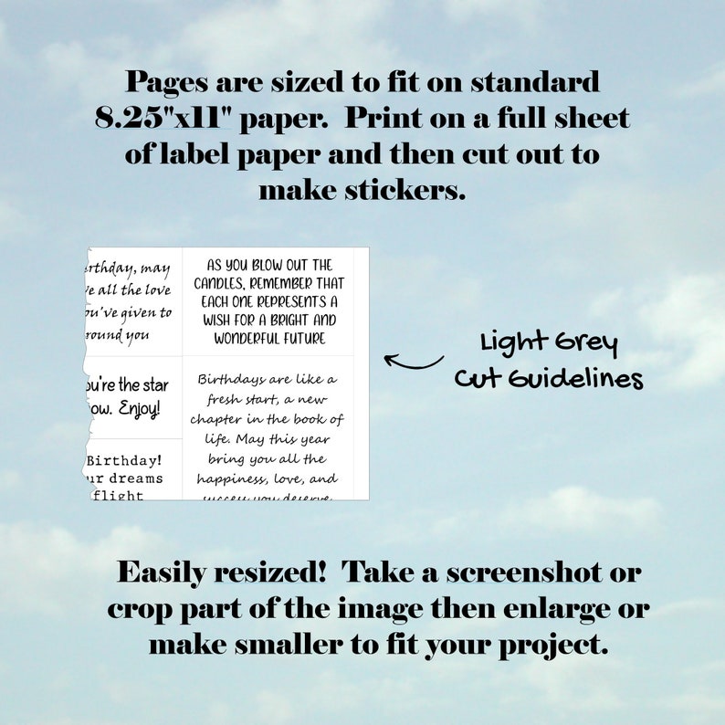 Kid Birthday Card Sentiments Card Greeting Inserts Inside Sentiments ...