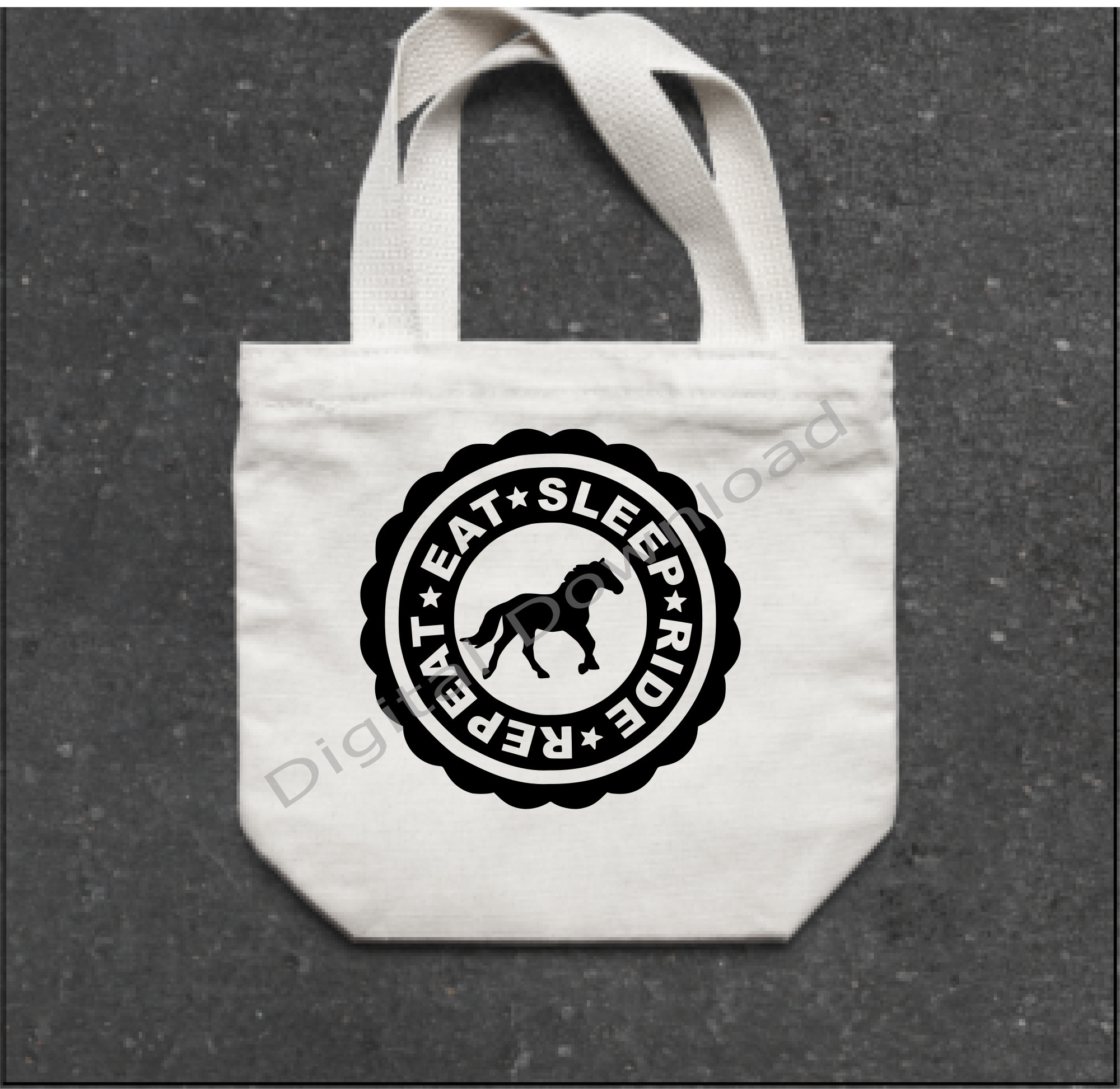 Horse Themed Cup Logo Eat. Sleep. Ride. Repeat. Vinyl - Etsy