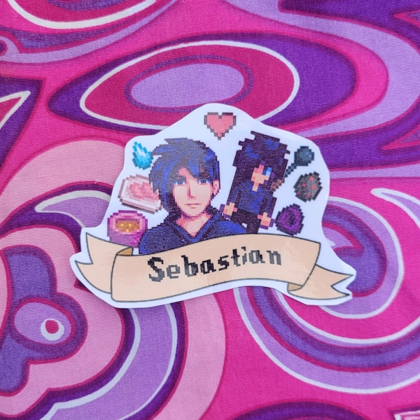 Sebastian Stardew Valley Sticker - Etsy