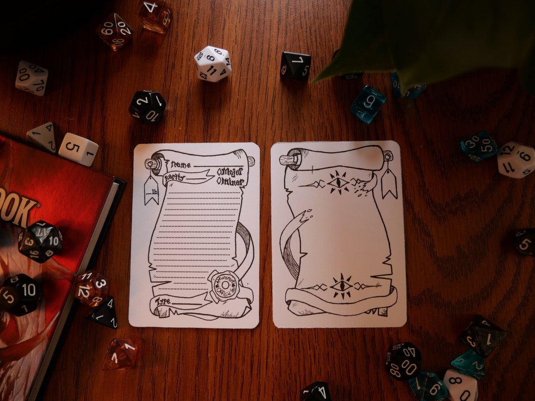 Dungeons and Dragons Magic Item Cards (pdfs) - Etsy