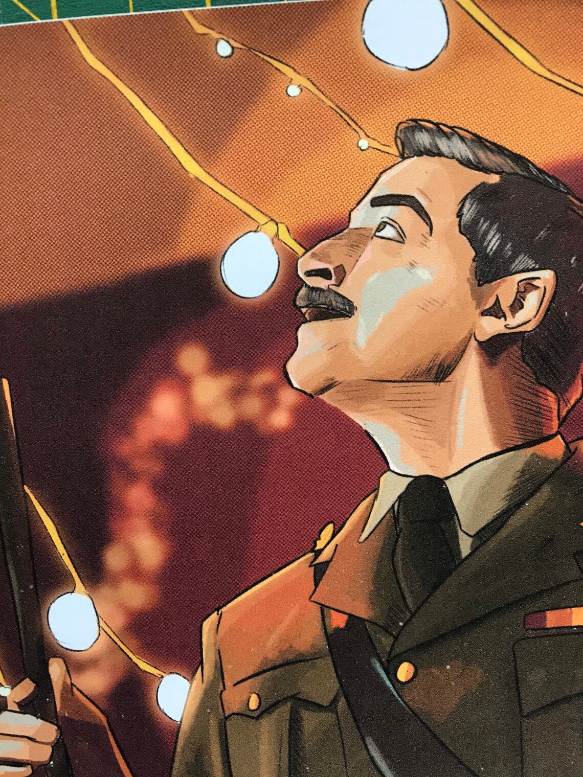 BBC Ghosts A5 print The Captain | Etsy