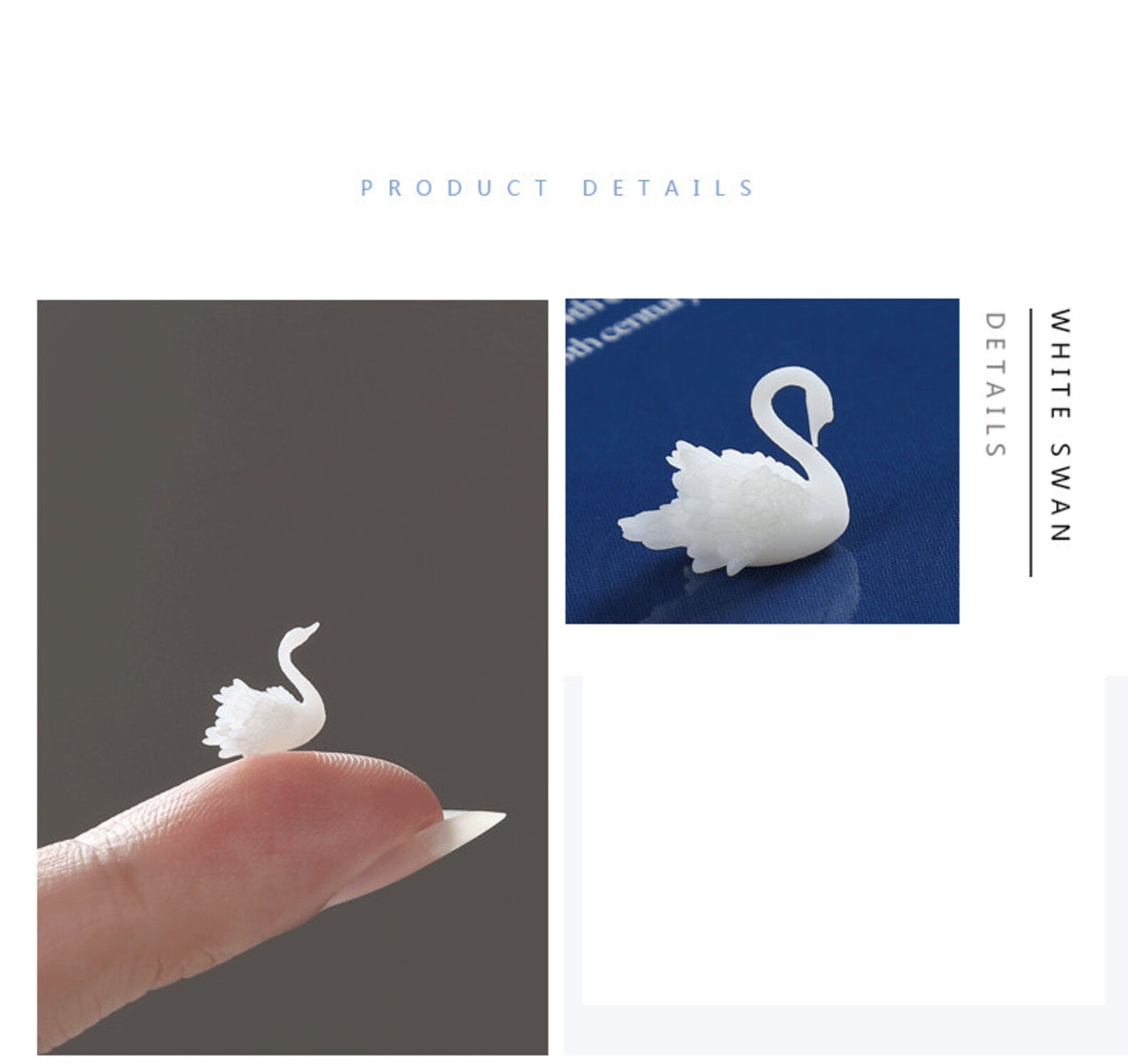 3D Plastic Swan Model for Silicone Mold Craft | Etsy