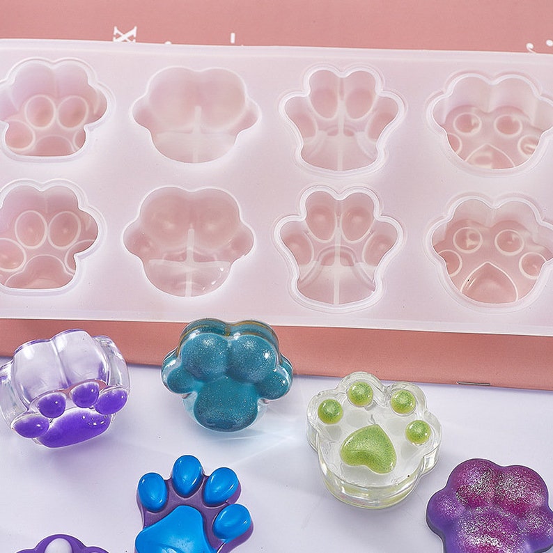 3D Cat Paw & Dog Paw Mold for DIY Craft Making Resin Art - Etsy
