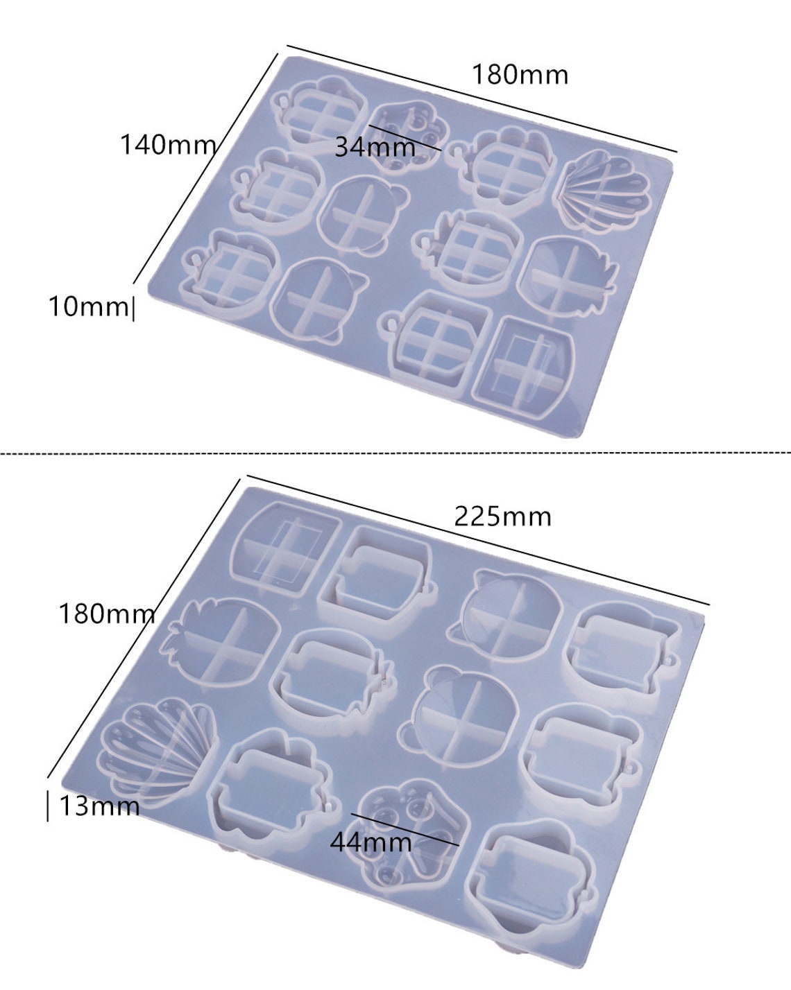 1 Small 1 Big Key Cover / Key Head Mold Silicone Mold Rein | Etsy