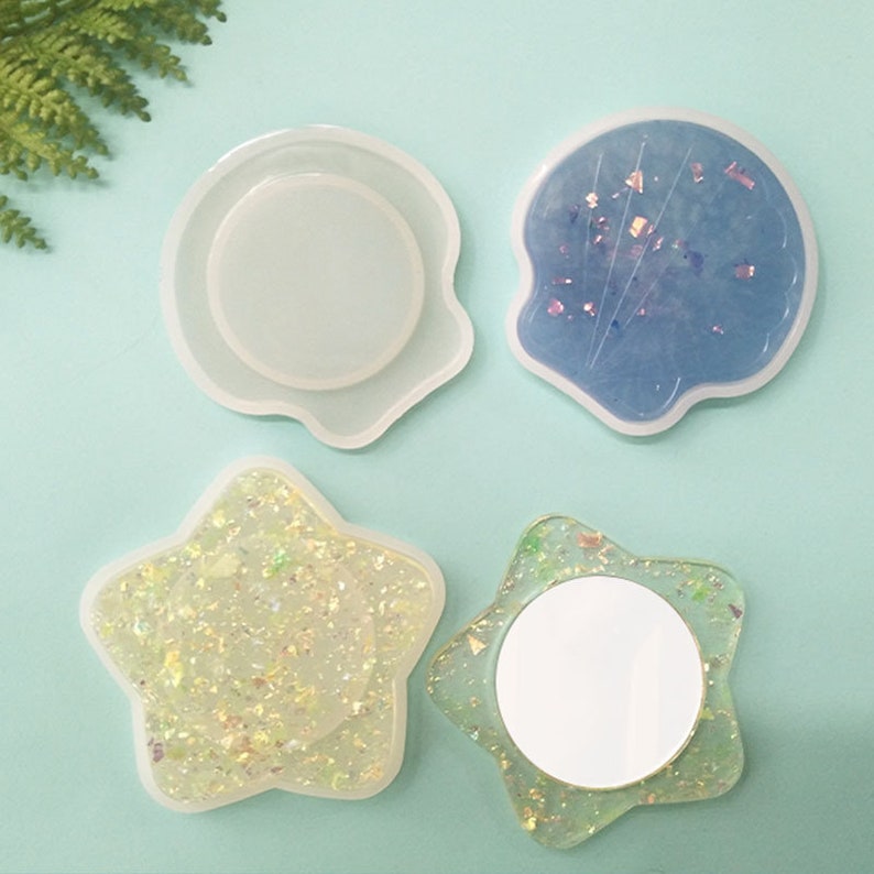 Silicone Resin Retro Mirror,vanity Mirror,comb Mold, Hairbrush Comb ...