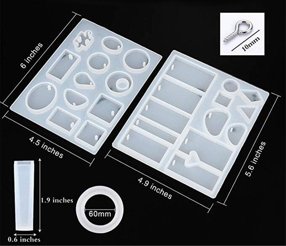 213pcs Full Kit Resin Casting Pendant Mold Bangles/bracelet - Etsy