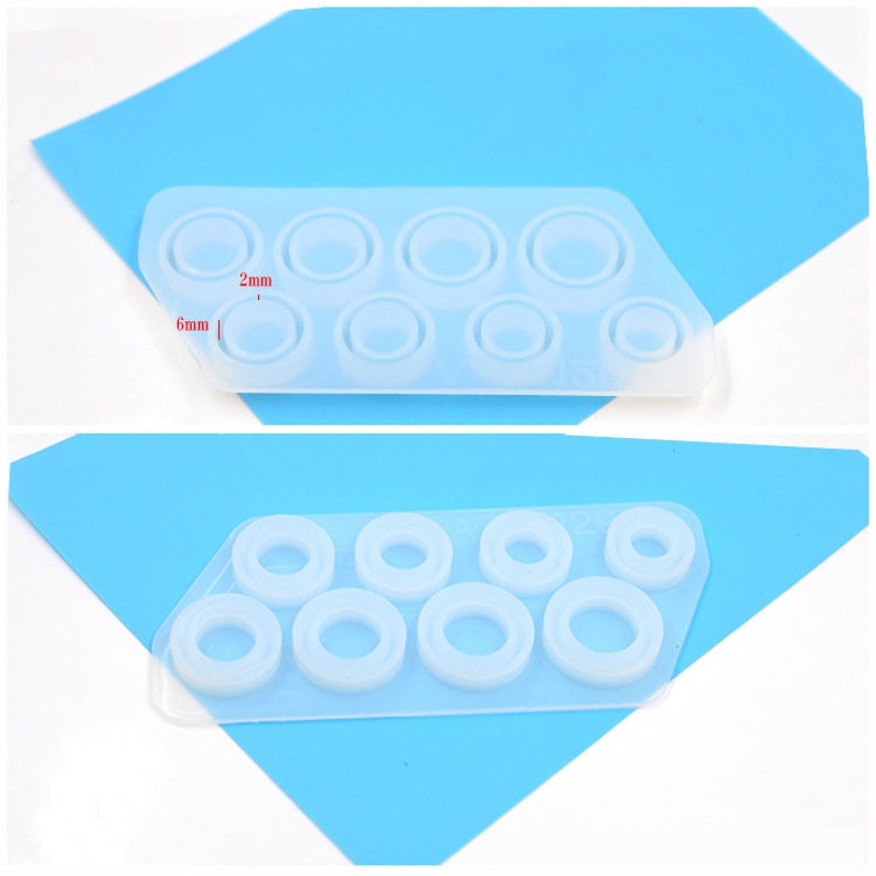 Variety of Size Ring Silicone Mold-round Diamond Ring | Etsy