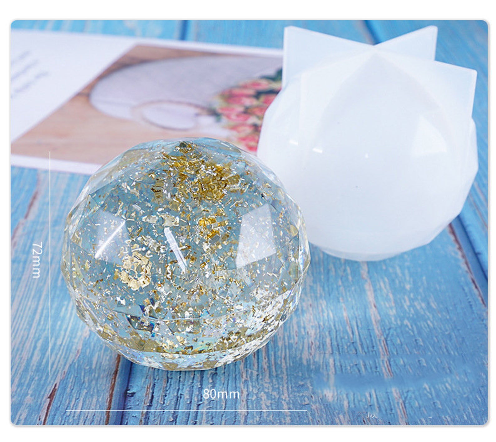 Resin Silicone Mold/mould Polyhedron Sphere/ball Shape for - Etsy