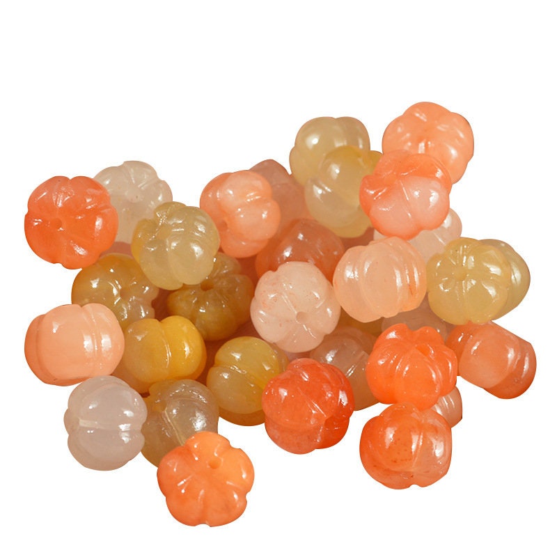 Pumpkin Beads - Etsy