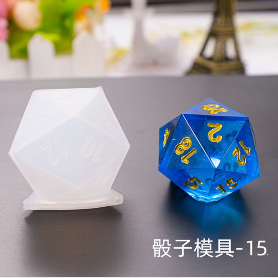 Diy Dice Mold Resin Mold Round Corner Fillet Square Triangle Digital ...