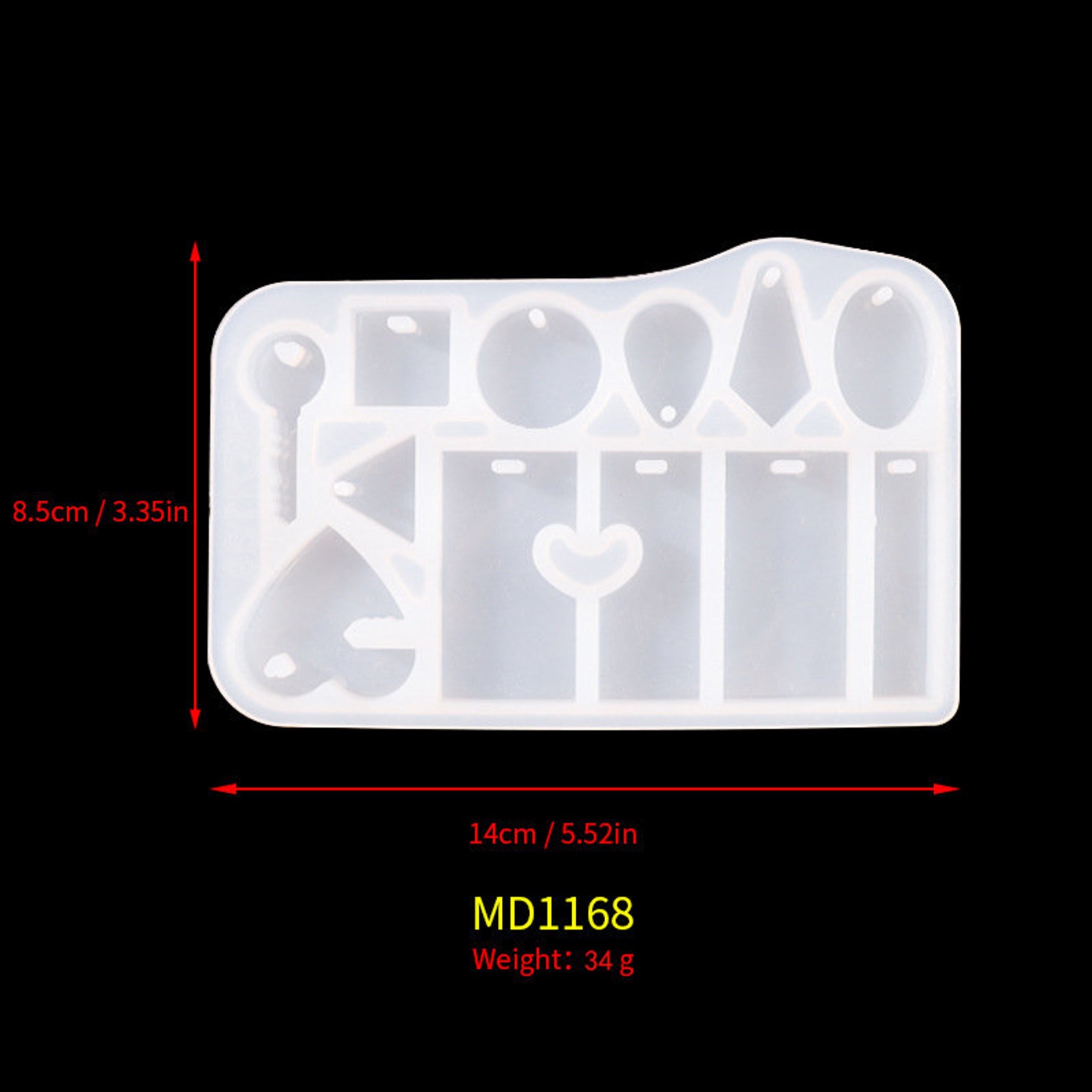 3 Creative Patterns Silicone Pendant Moldgem Silicone Mold - Etsy
