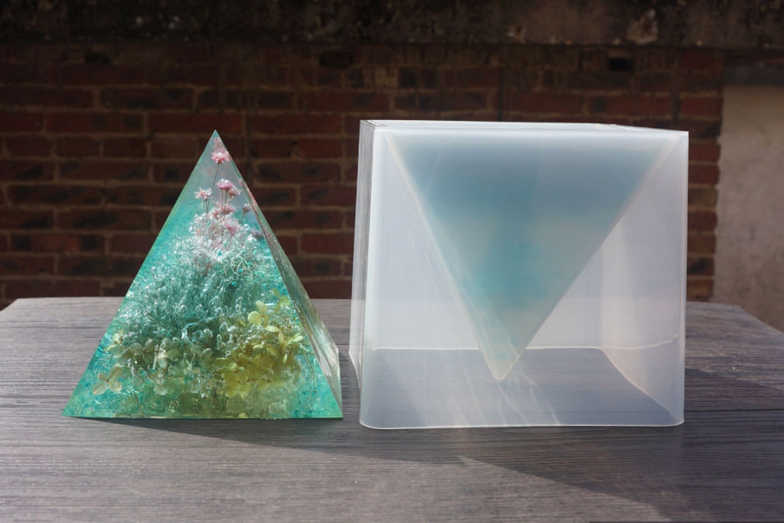 Pyramid Resin Mold, Epoxy Resin Mold for Jewelry/ Petite to Large ...