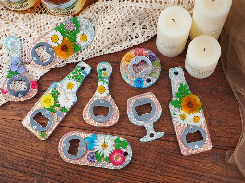 1 Set Diy Resin Epoxy Beer Spanner Mold Bottle Opener Mould | Etsy