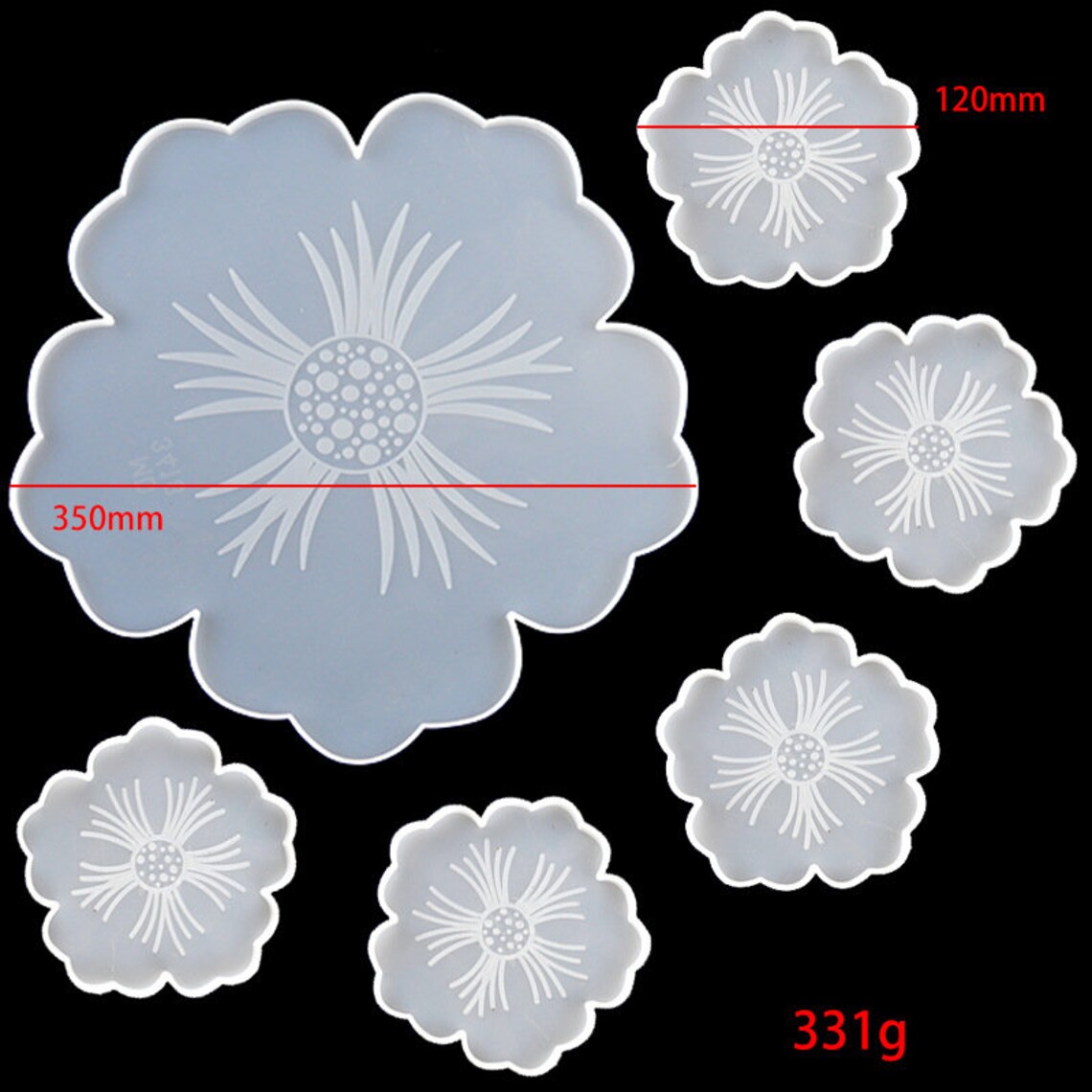 Creative Silicone Resin Mold, Large Size Irregular Patterns, Silicone ...