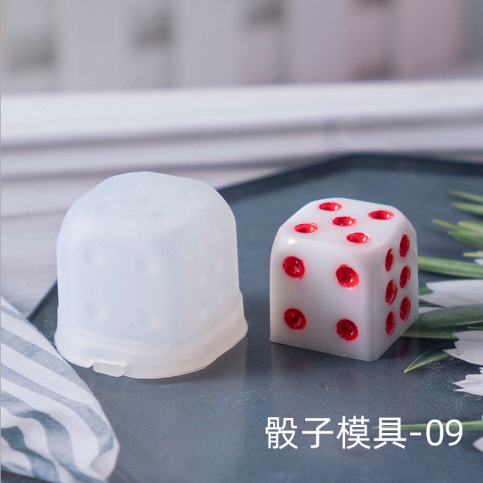 Diy Dice Mold Resin Mold Round Corner Fillet Square Triangle Digital ...