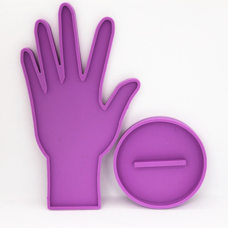 Hand Shape Silicone Mold, Jewelry Stand Mould Resin Mould Silicone Mold ...