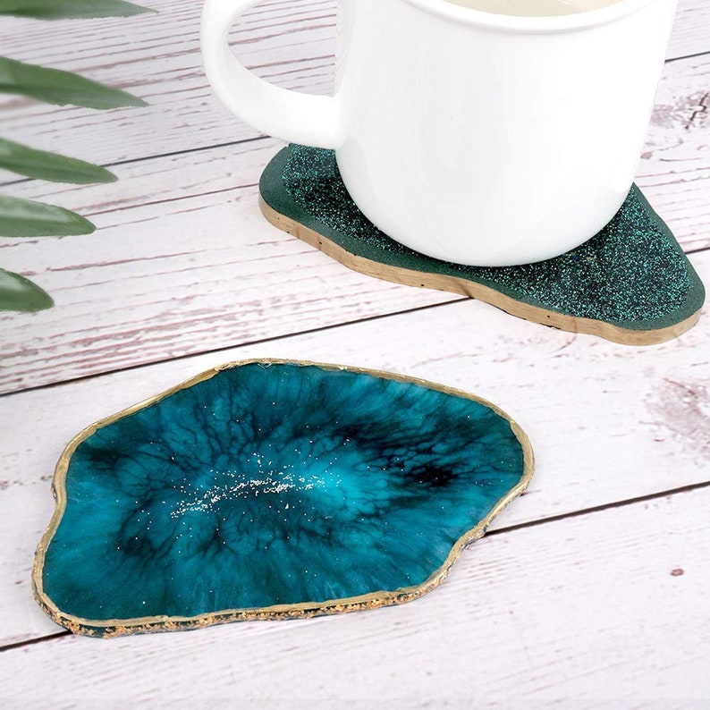 Creative Silicone Resin Coaster Mold 5 Pattern Large Size | Etsy