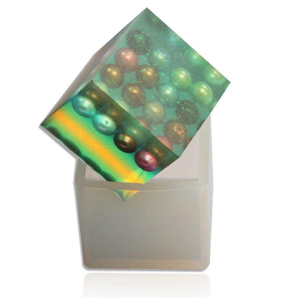 Cube Resin Mold 4 Sizes Epoxy Resin Mold for - Etsy