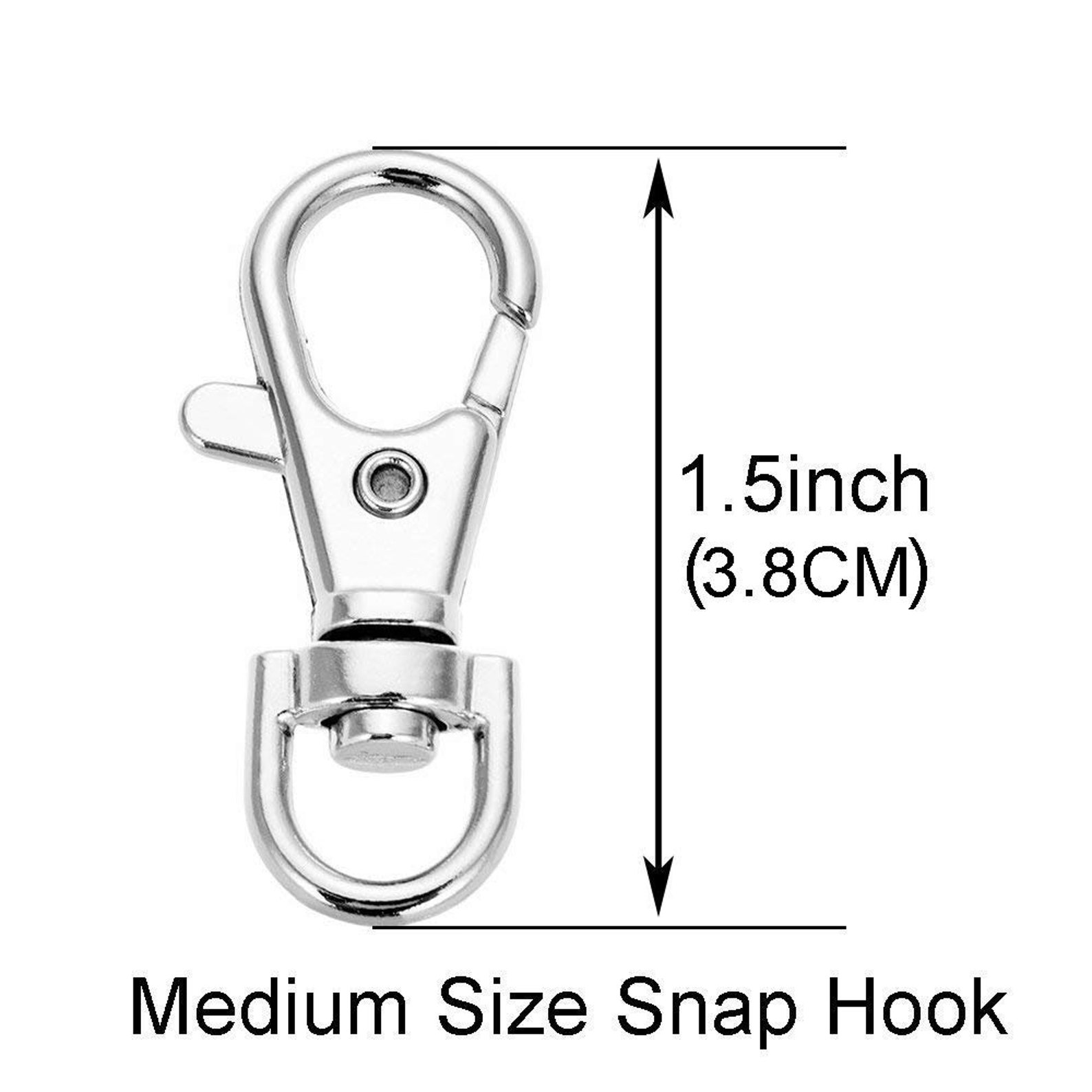 10/20 Set Key Chain Key Rings Metal Swivel Clasps Snap | Etsy