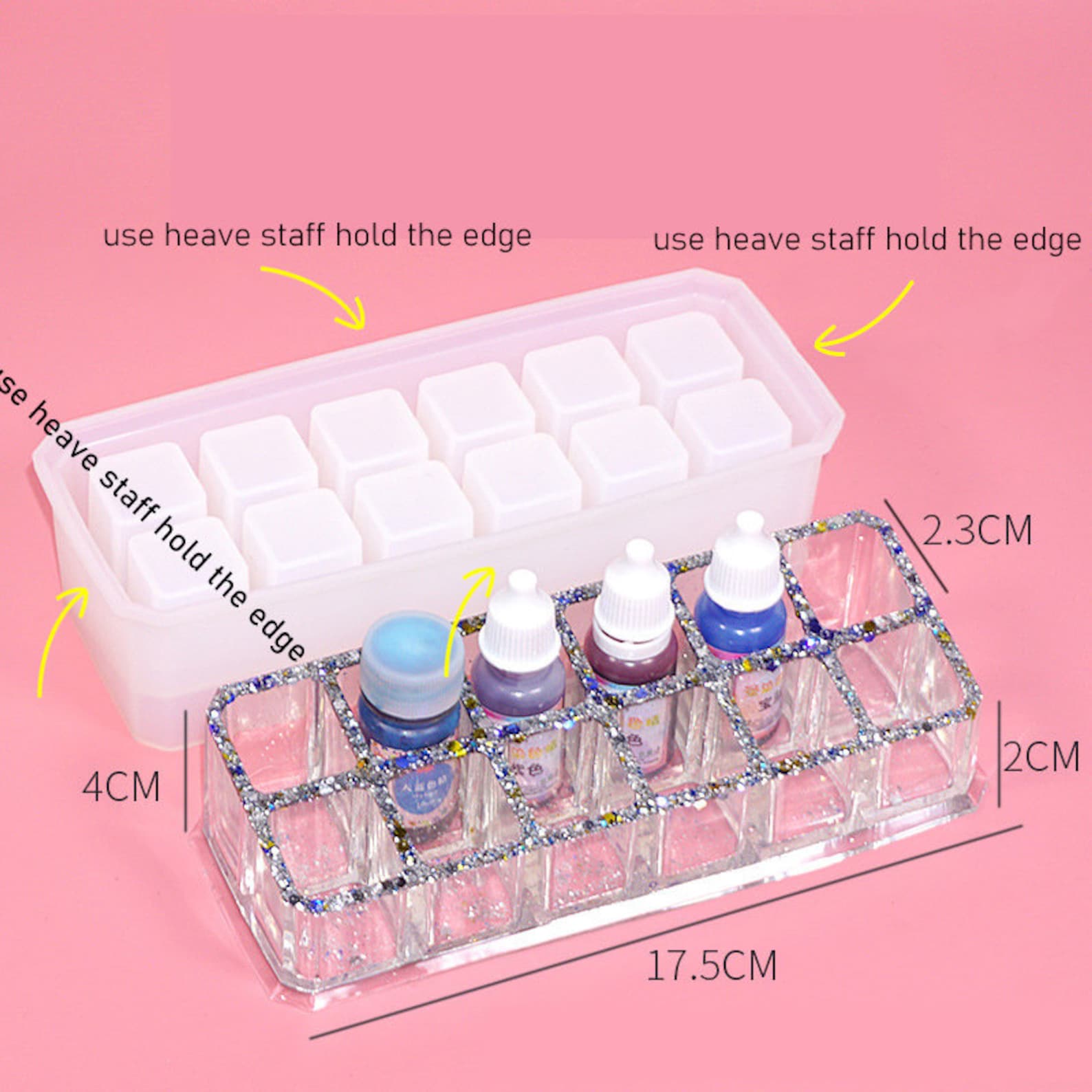 Desktop Organizer Storage Box Silicone Mold, Creative Resin Mold, for ...