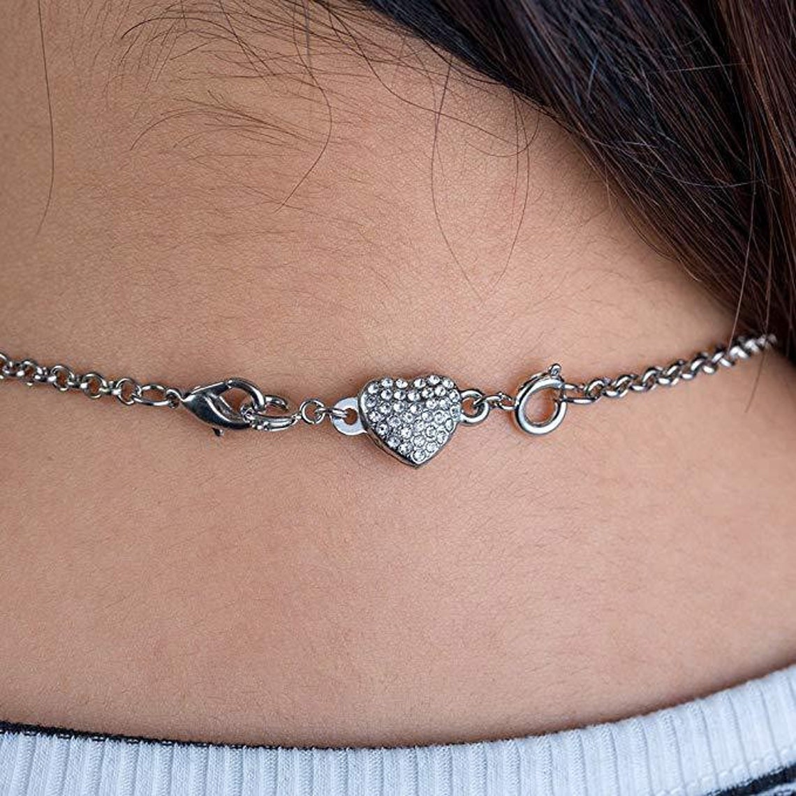 4pcs Magnetic Love Heart Extender Clasps Closures for Bracelet and ...