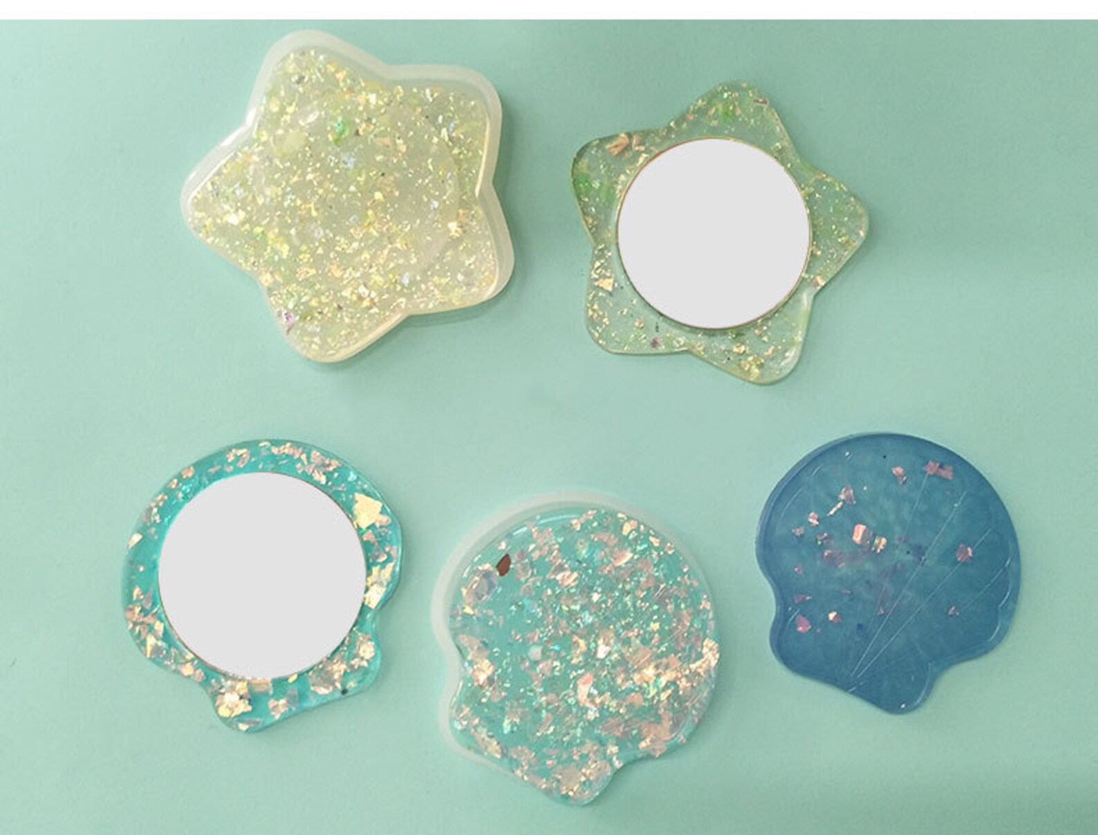 Silicone Resin Retro Mirror,vanity Mirror,comb Mold, Hairbrush Comb ...