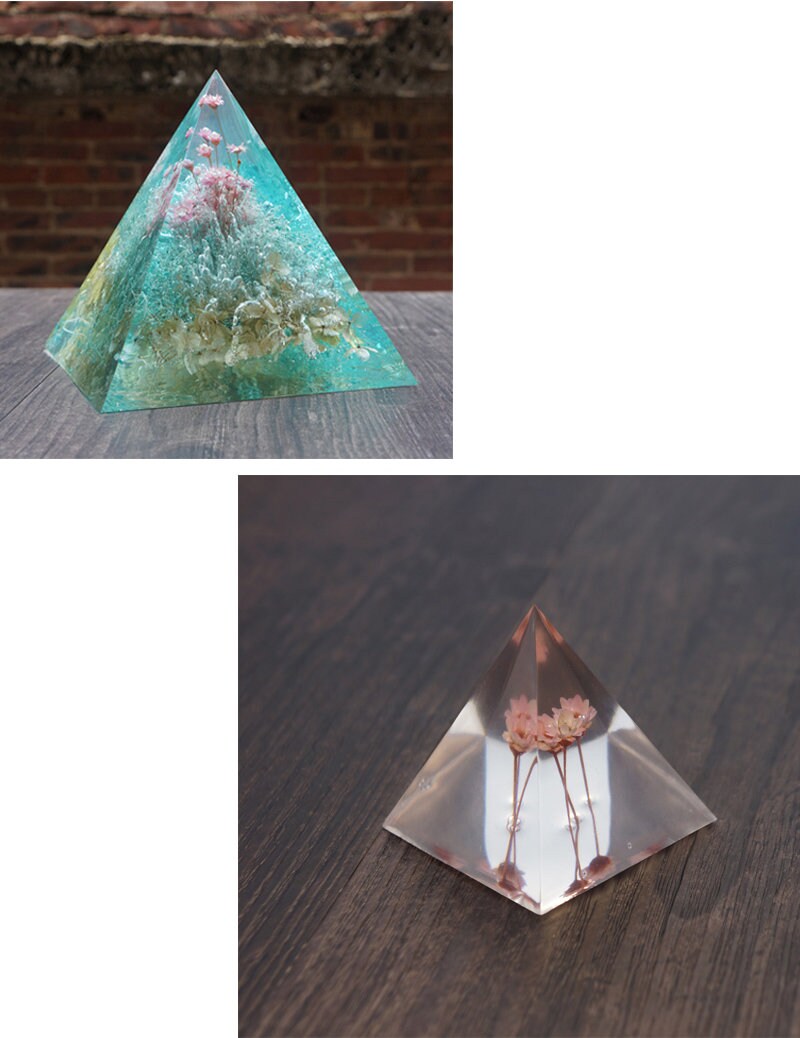 Pyramid resin mold 5 sizes epoxy resin mold for jewelry | Etsy