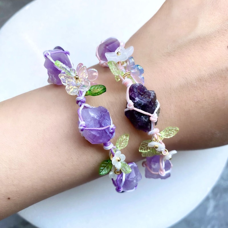 Handmade Crystal Bracelet - Etsy