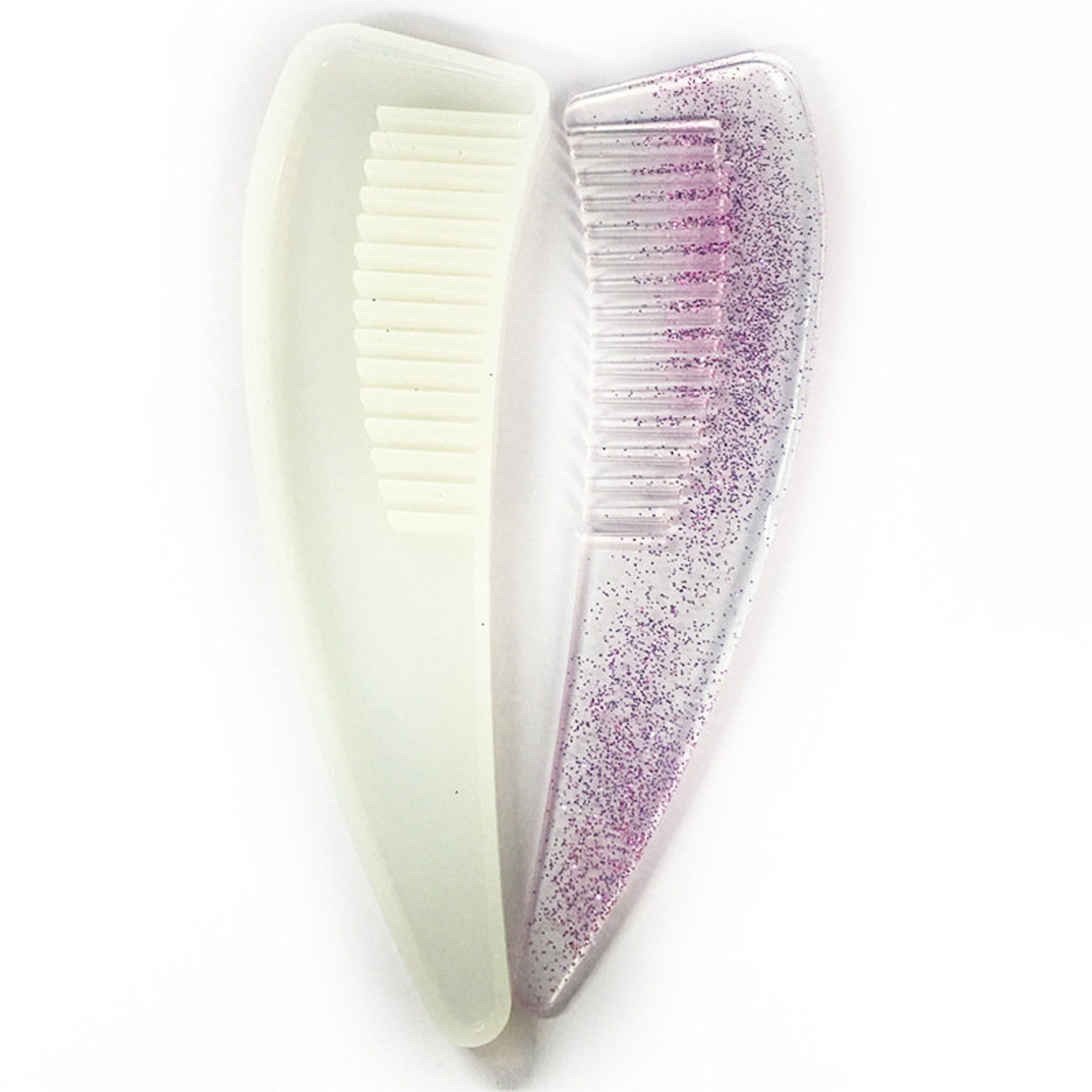 4 Patterns Creative Silicone Resin Comb Mold Hairbrush Comb - Etsy