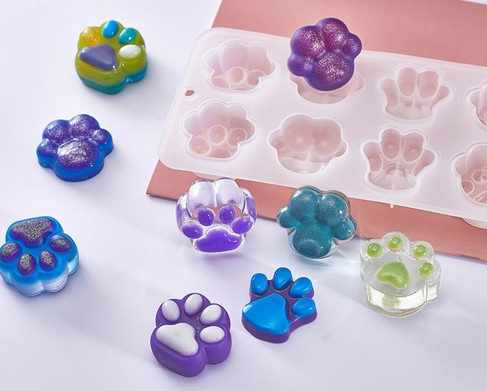 3D Cat Paw & Dog Paw Mold for DIY Craft Making Resin Art - Etsy