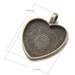 20 Sets-20 Pcs 4 Colors Heart Shape Cabochon Pendant Trays - Etsy