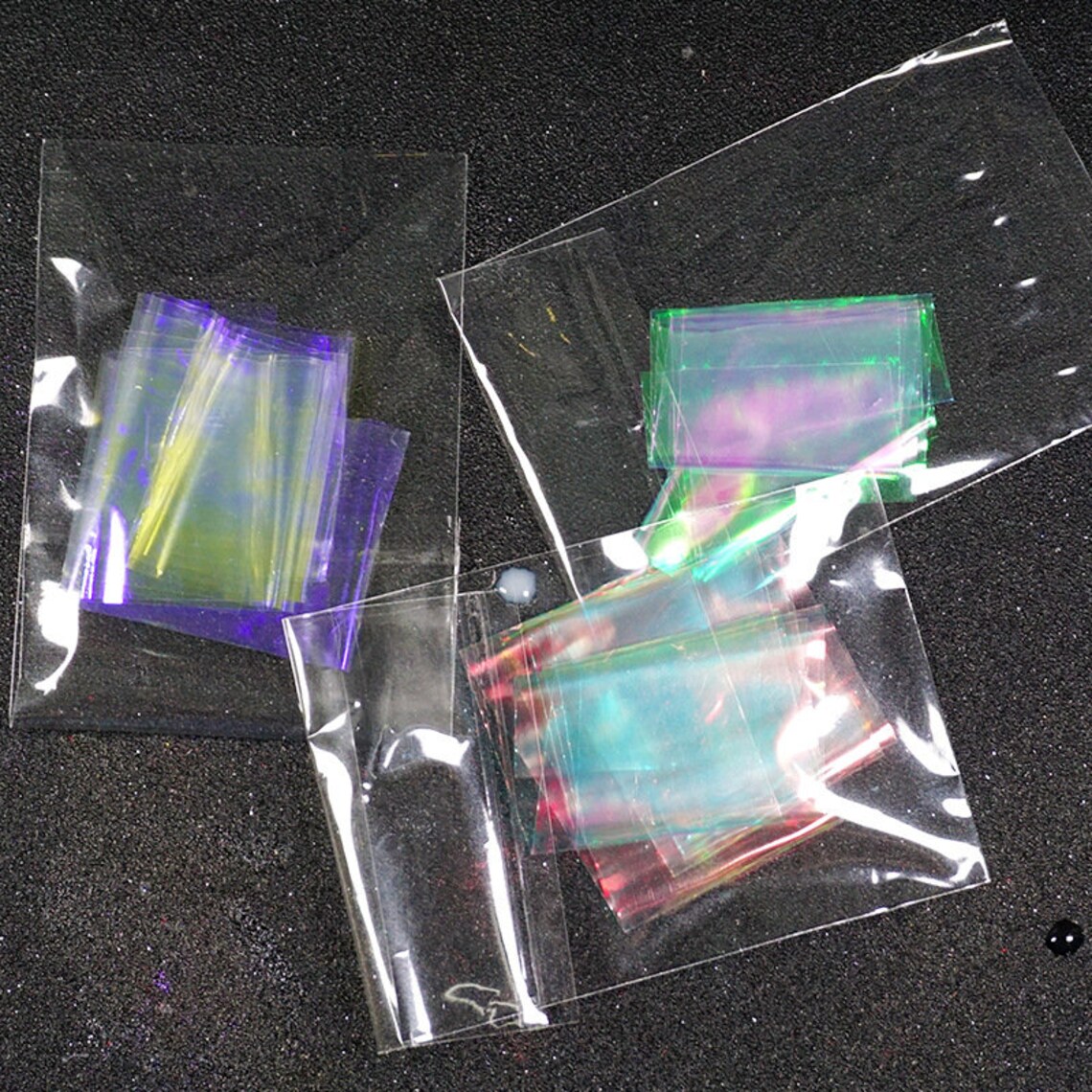 3pcs Iridescent Semitransparent Color Paper for Diy Resin Art - Etsy
