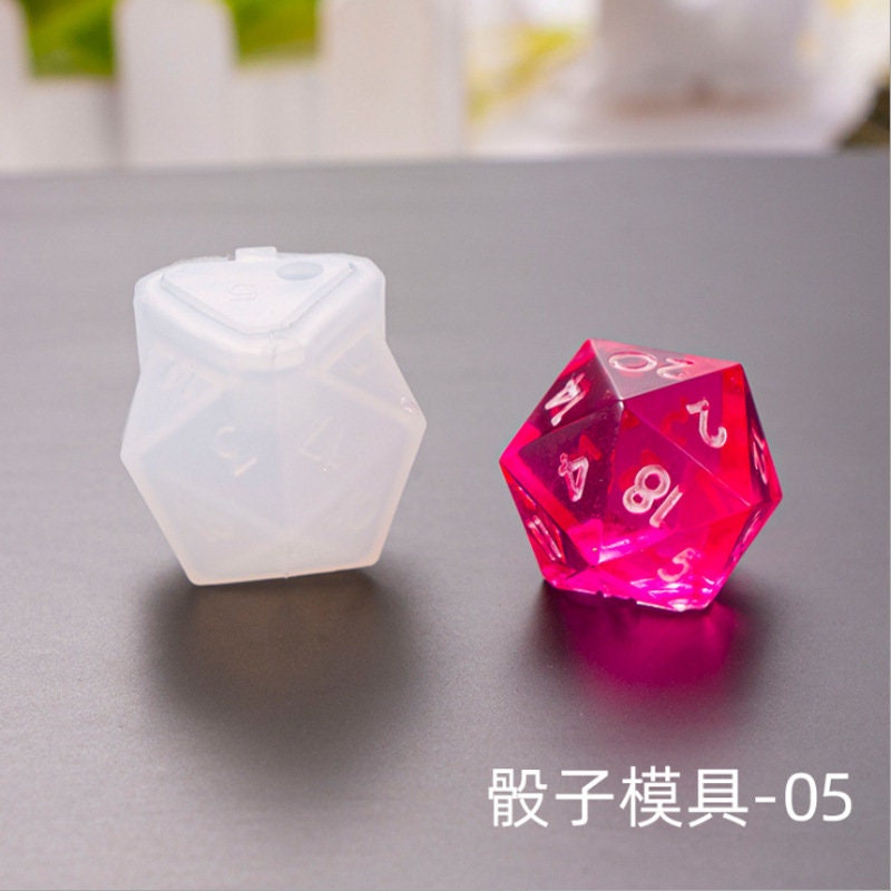 Diy Dice Mold Resin Mold Round Corner Fillet Square Triangle Digital ...